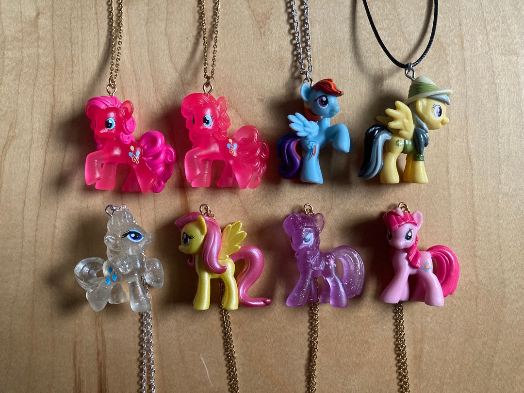 MLP Necklace My Little Pony Handmade New Nickel-free Pinkie Pie Rainbow ...