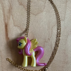 MLP Necklace My Little Pony Cute Horse Cartoon Pinkie Pie Rainbow Dash ...