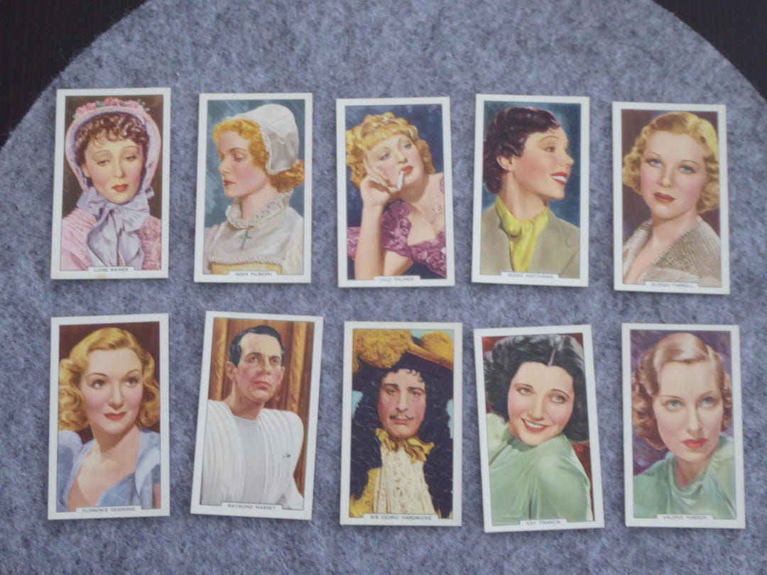 Gallaher - My Favourite Part - 1939 - Full Set (includes Errol Flynn ...