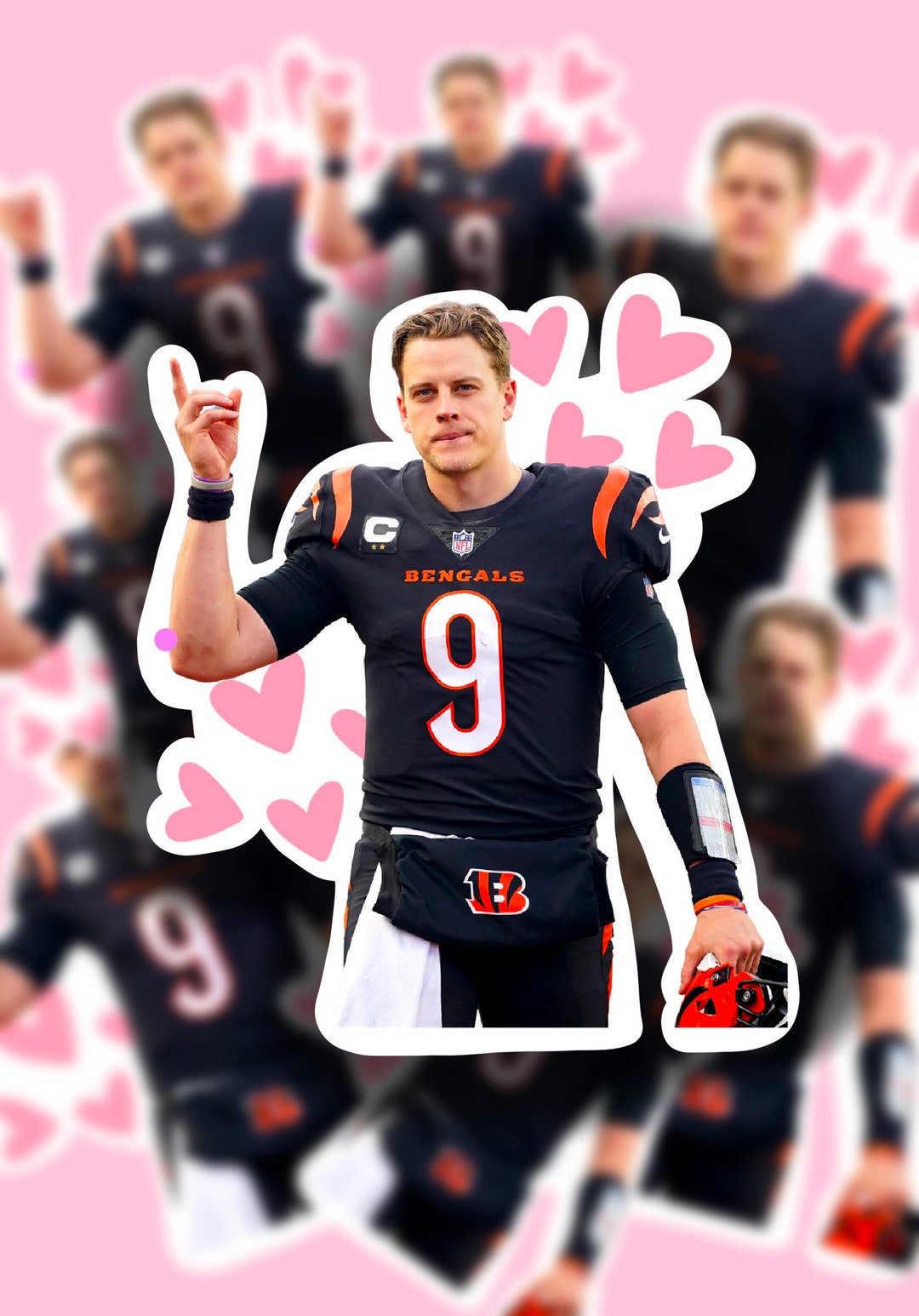 Joe Shiesty Sticker Joe Burrow Merch Cincinnati Bengals - Etsy