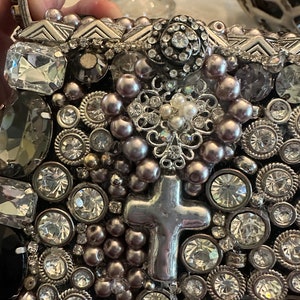 Rare Find Vtg Evening Bag/purse Completely Jeweled Blinged Out by Me in ...