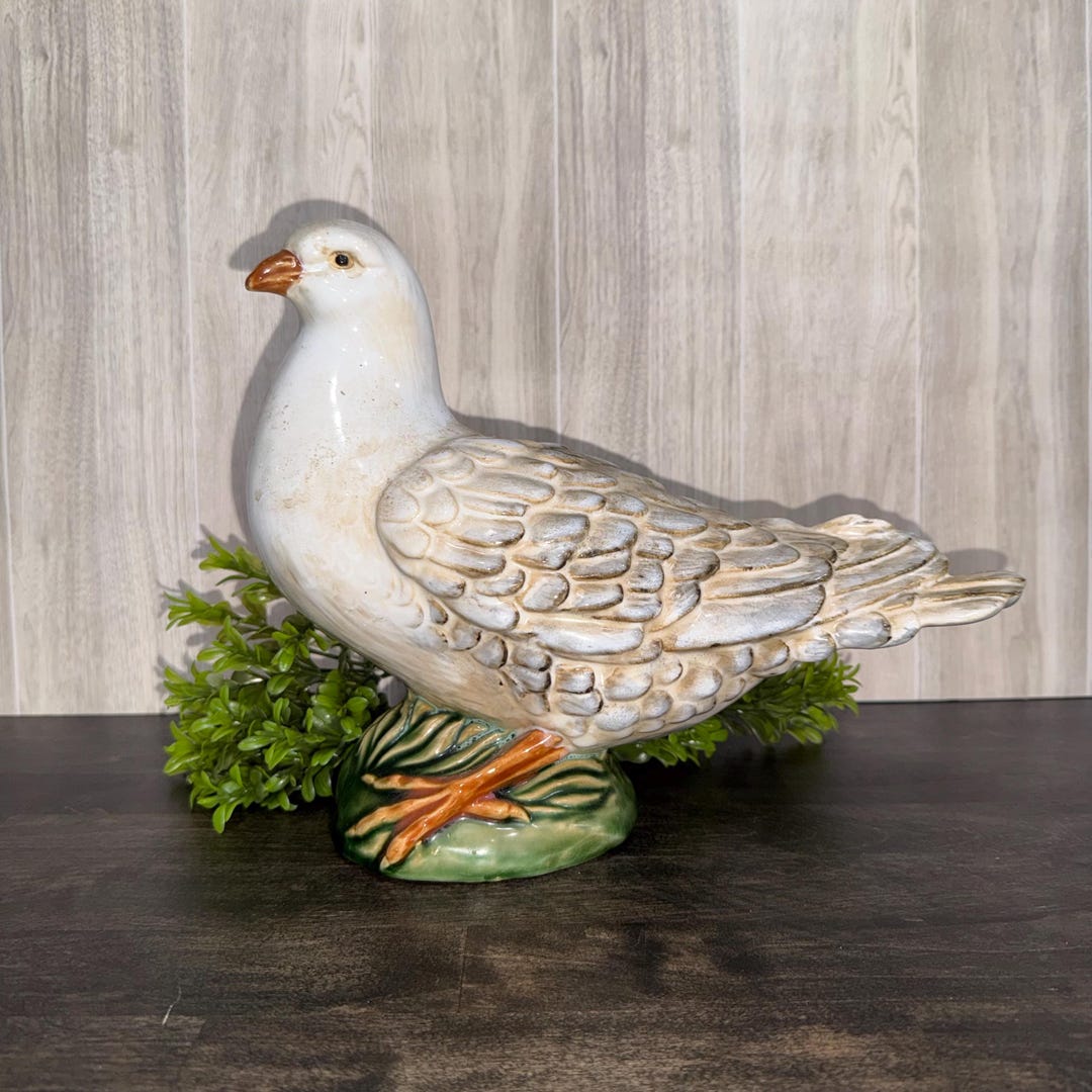 Rosemeade Pottery Life Size Dove Ceramic Figurine - Etsy