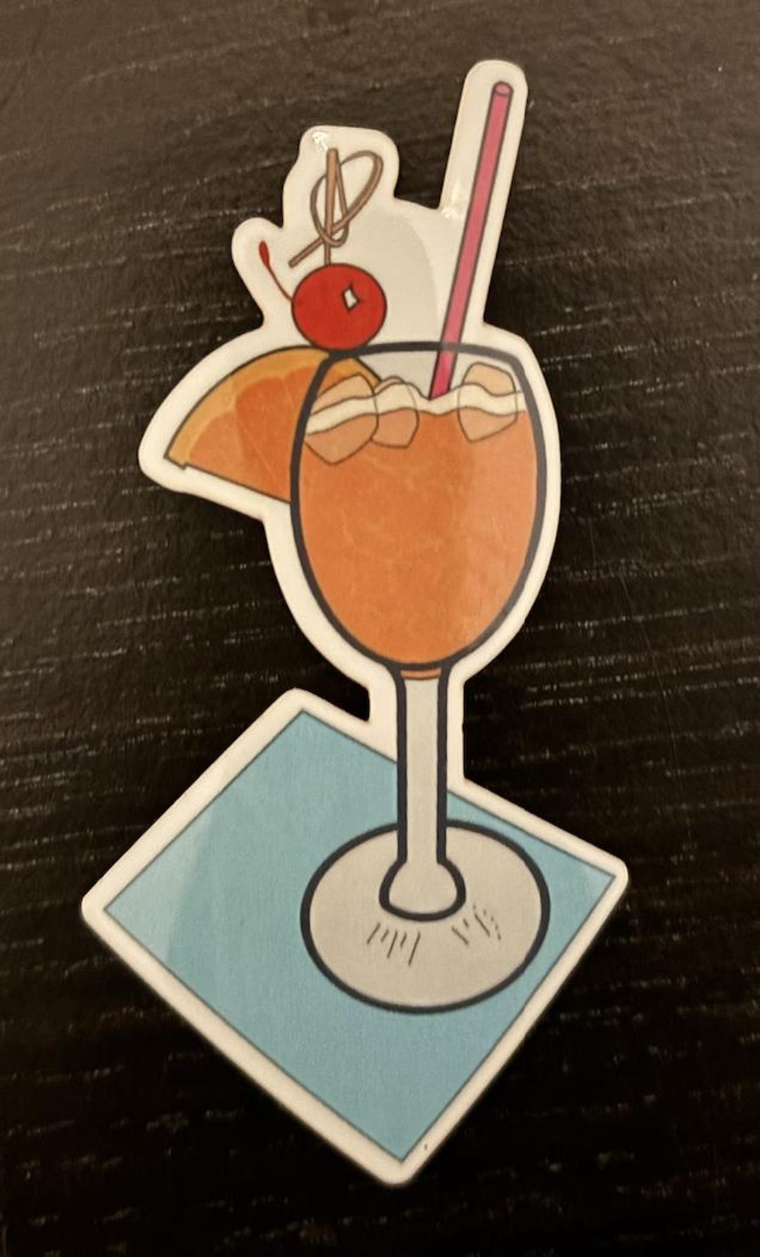 Aperol Spritz Sticker, Cocktail Sticker, 1.8" X 3.5", Die Cut - Etsy