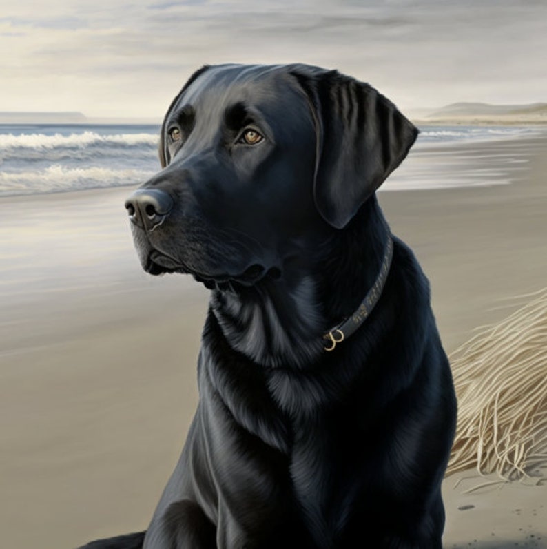 Printable Black Lab 2023 Calendar - Etsy