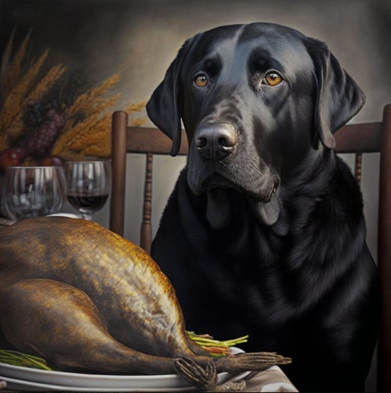 Printable Black Lab 2023 Calendar - Etsy