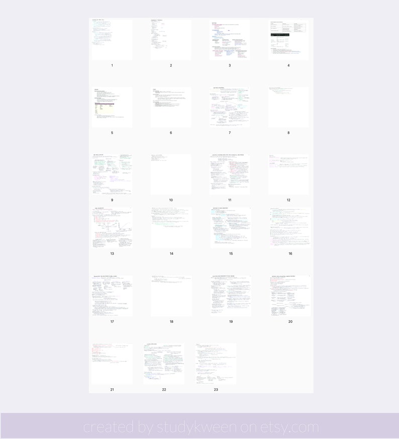 Microbiology Basics Medical School Study Guide Handwritten Notes - Etsy