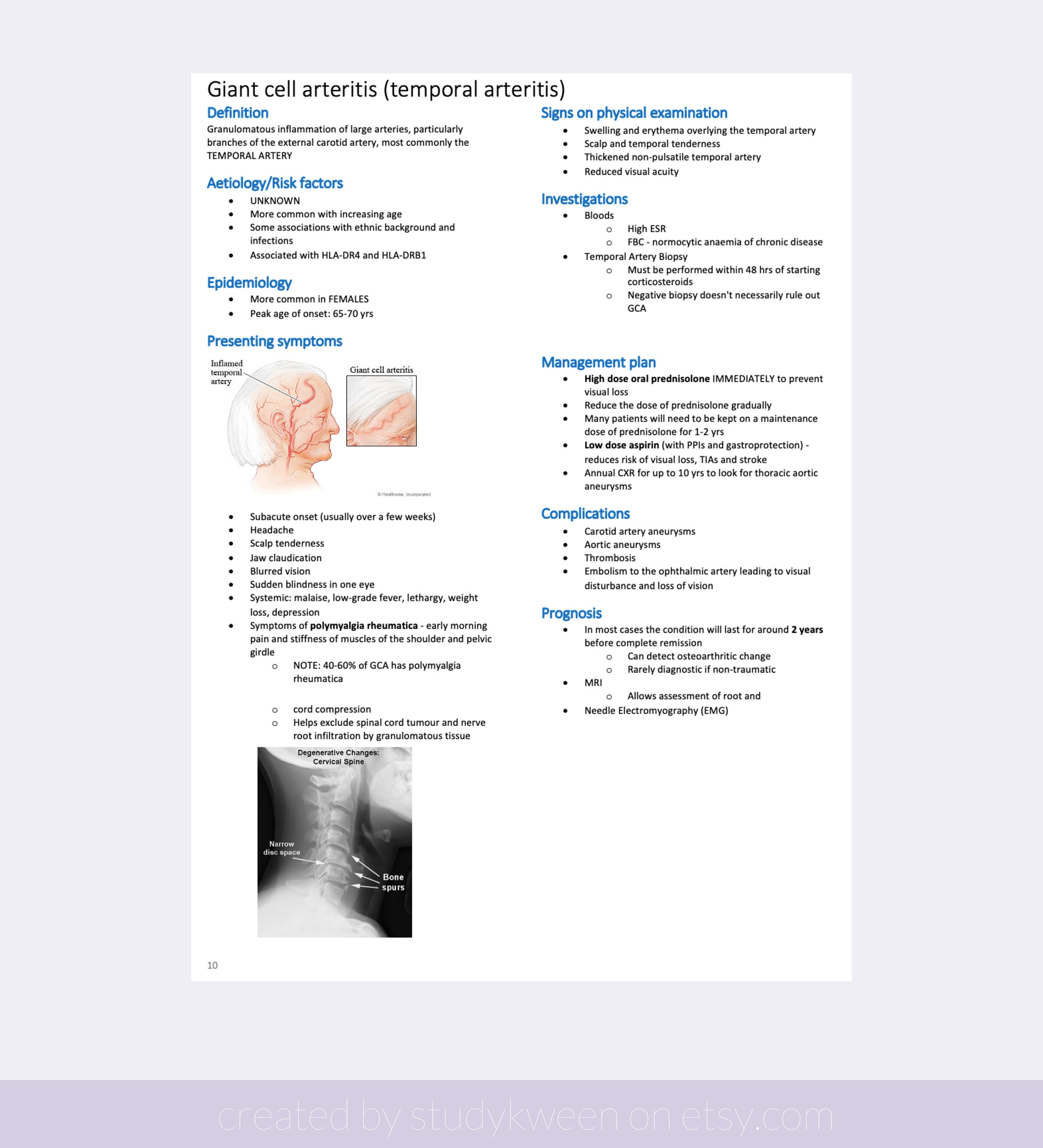 Musculoskeletal MSK Conditions With Flashcards Medical School Study ...
