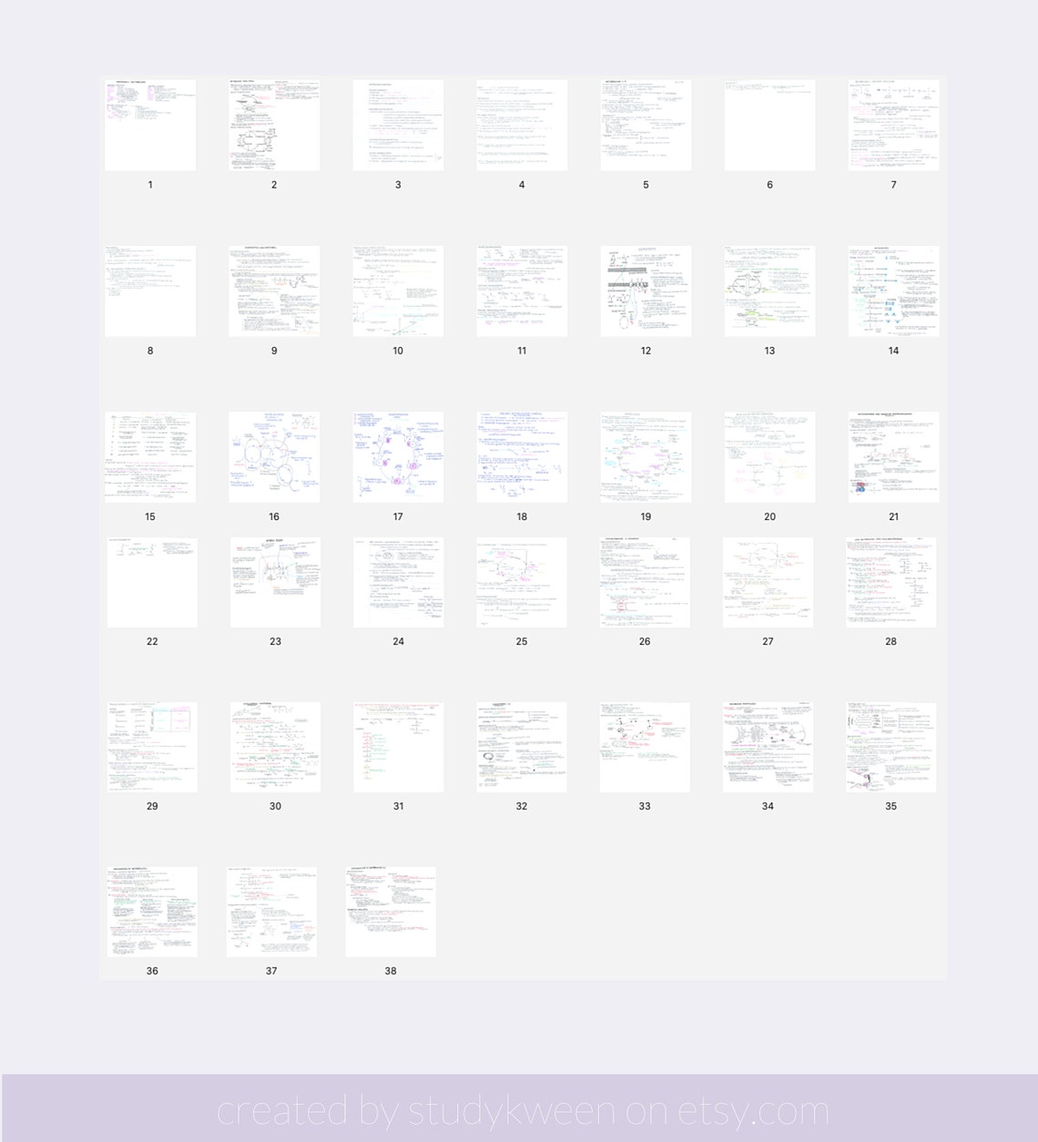 Metabolism Medical School Study Guide | Handwritten Notes - Etsy