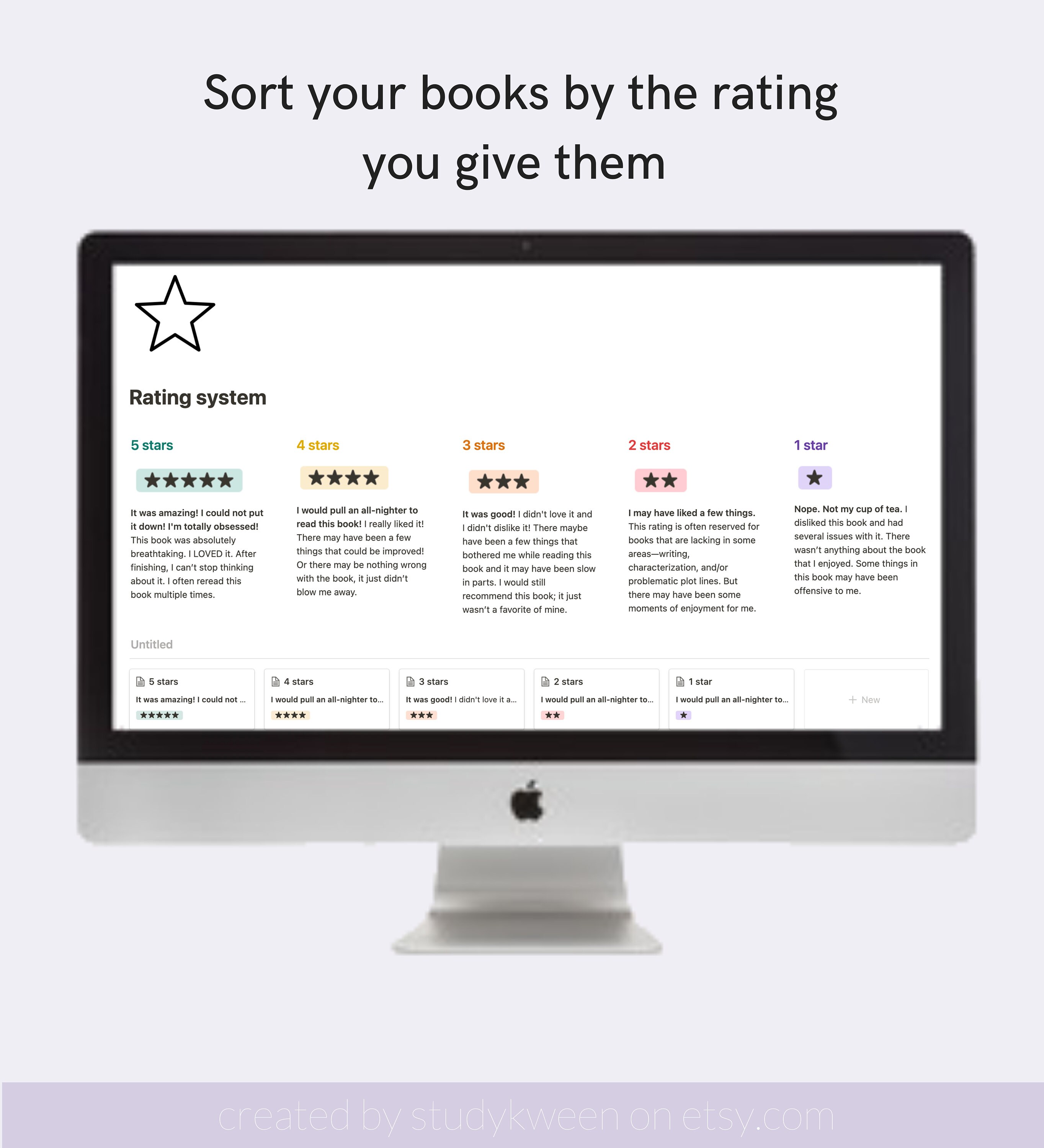 Ultimate Reading Tracker Book Tracker Digital Notion - Etsy