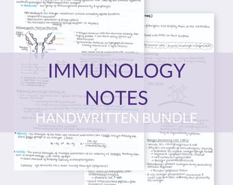Microbiology Basics Medical School Study Guide Handwritten Notes - Etsy