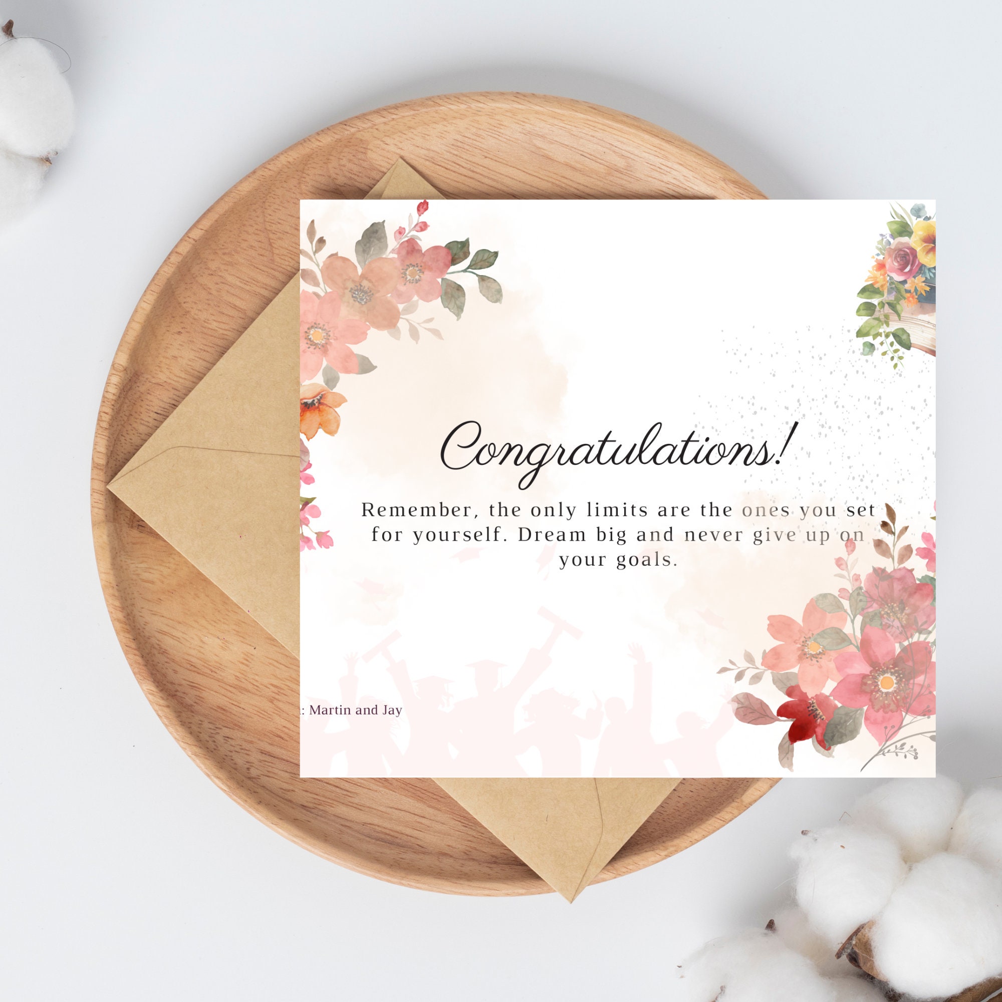 Graduation Congrats Card Printable Template, Graduation Congrats Card ...