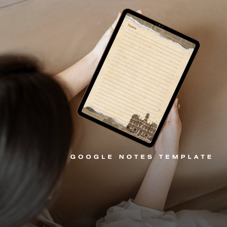 Google Note Printable Template, Editable Google Notes, Note Taking ...