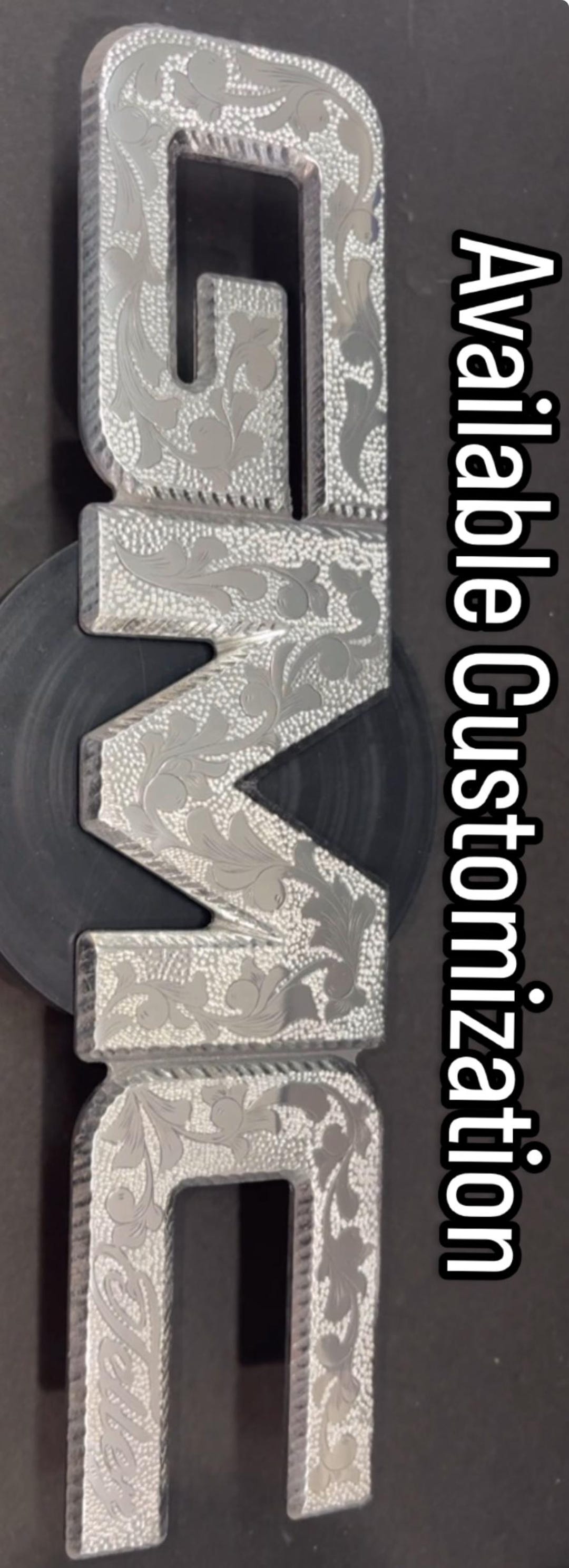 Gmc Front Grill Badge Engraved - Etsy