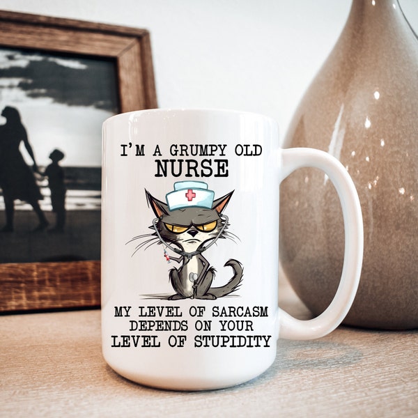 Grumpy Cat Nurse - Etsy