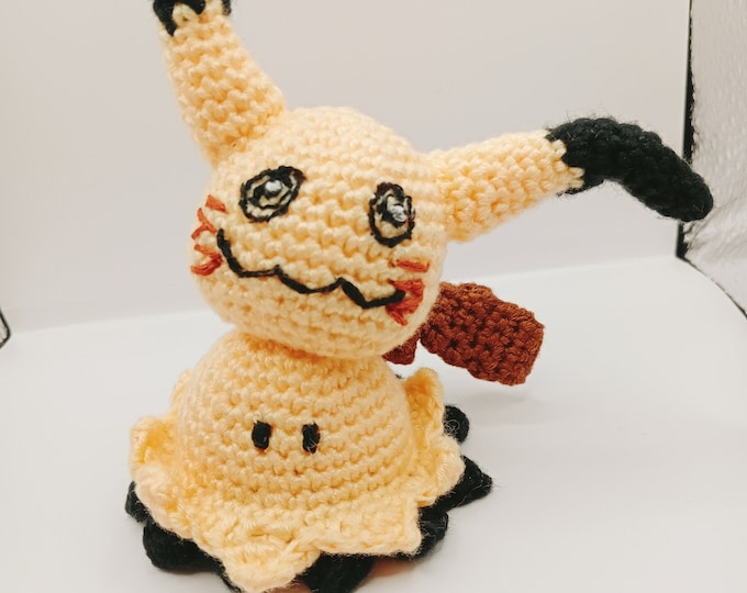 Pokémon Plush Mimikyu Crochet Amigurumi Pokemon Handmade Gift - Etsy