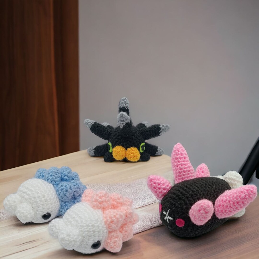 Pokémon Pyukumuku Pincurchin Snom Plush Amigurumi Cute Gifts Pokemon ...