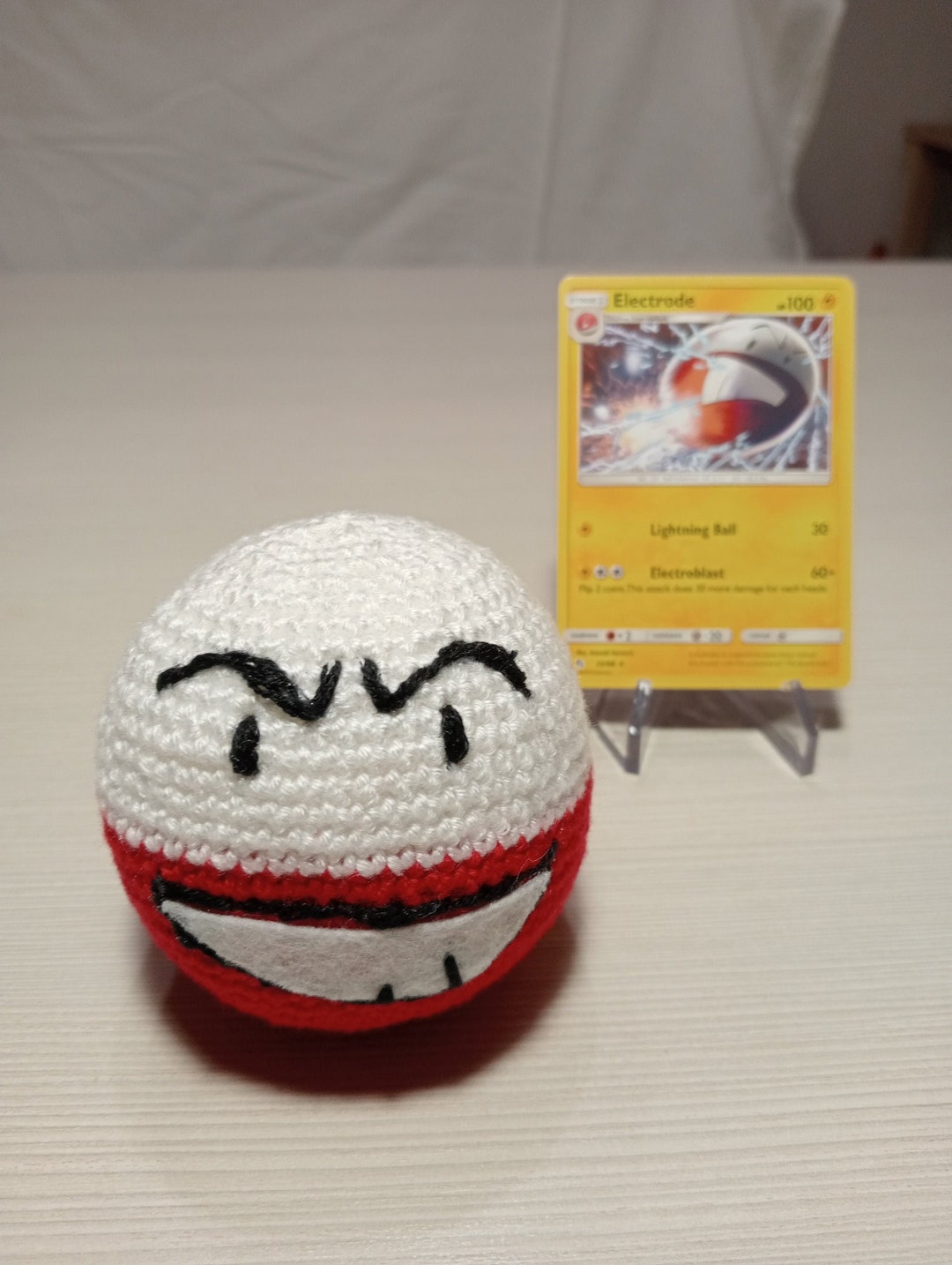 Pokemon Plush Crochet Electrode Amigurumi 100%HANDMADE Pokemon Plush - Etsy