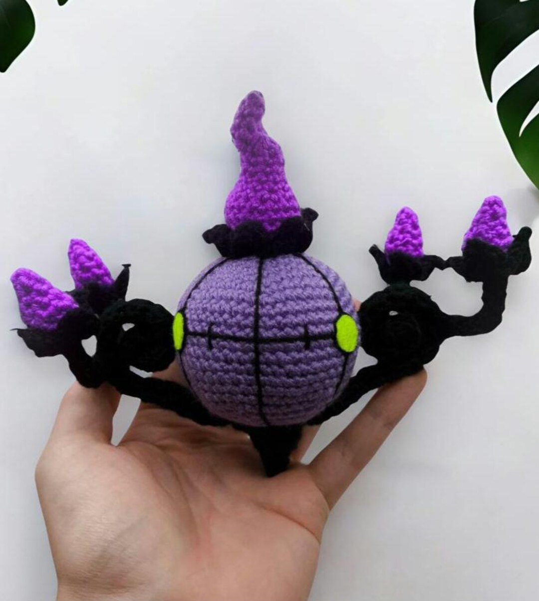 Pokemon Plush Crochet Chandelure Amigurumi 100% HANDMADE Pokemon Toy - Etsy
