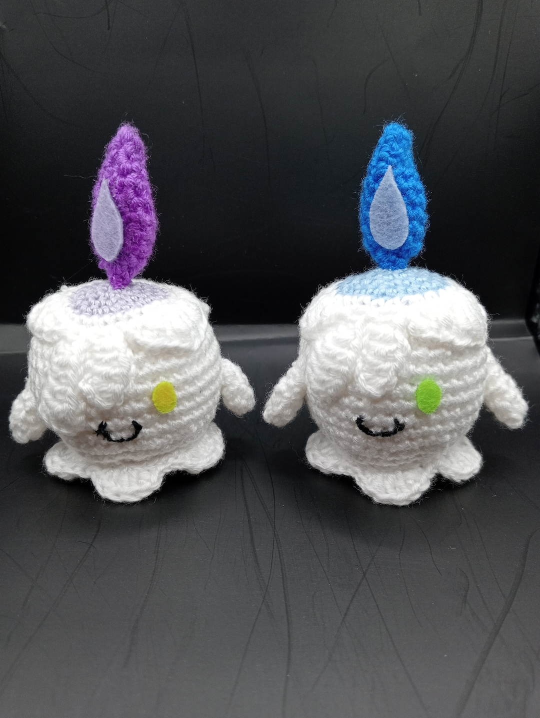 Pokemon Litwick Plush Crochet Amigurumi 100%HAND-MADE Pokemon Plush - Etsy