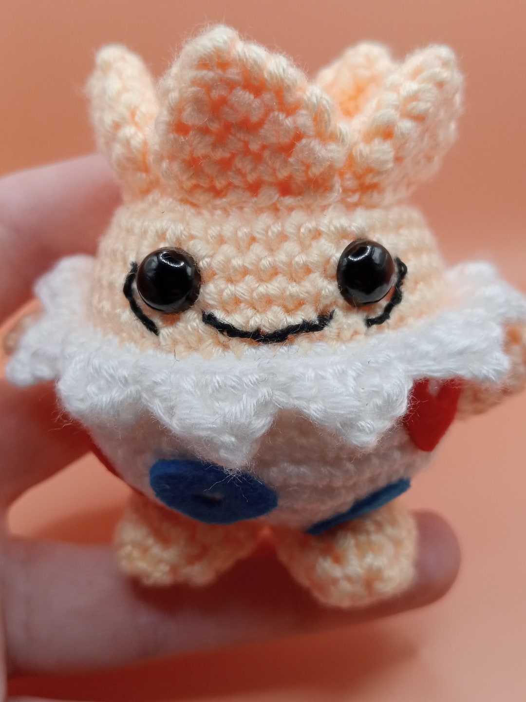 Pokémon Plush Togepi Crochet Amigurumi 100% HANDMADE Pokemon - Etsy