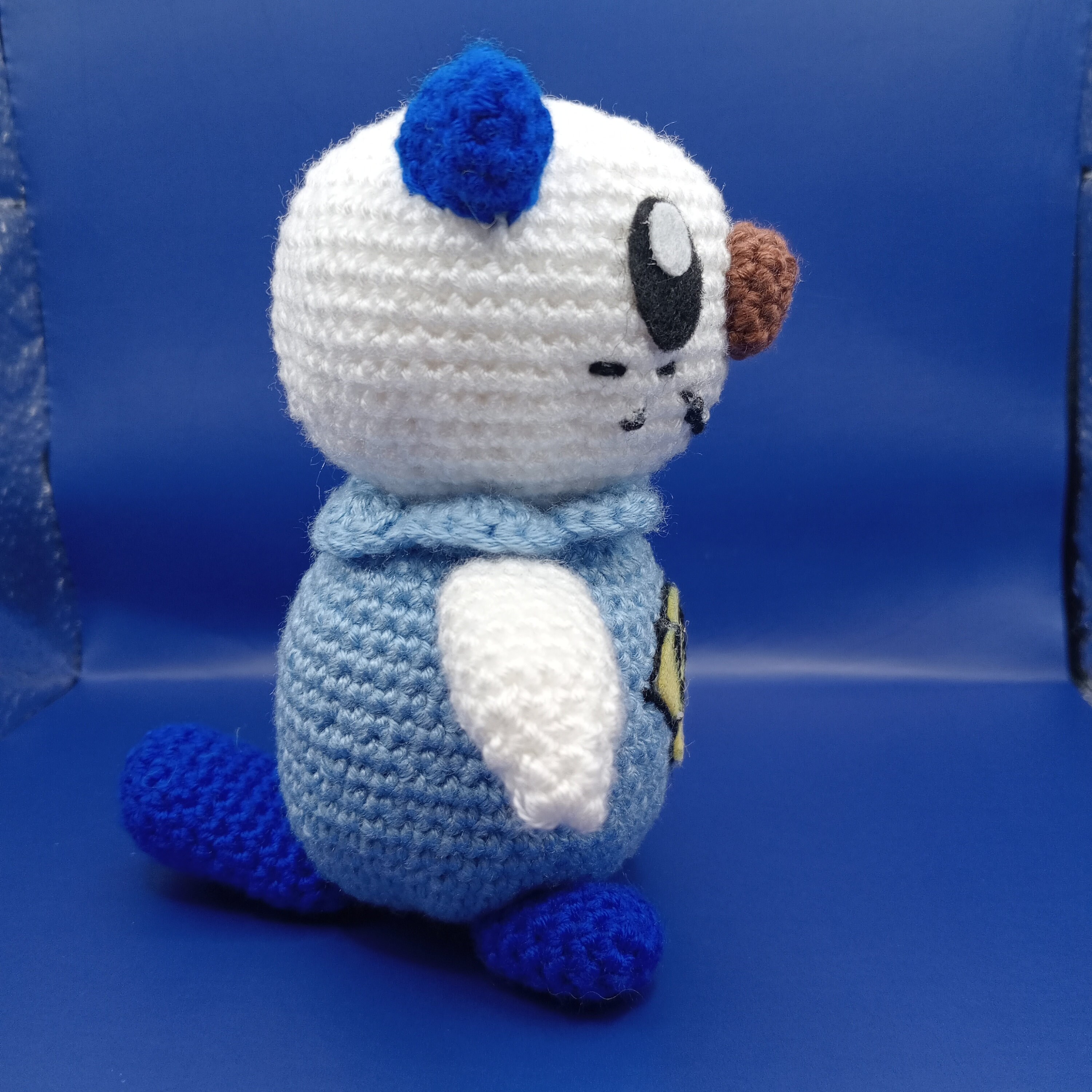 Buy Pokemon Plush Crochet Oshawott Amigurumi 100%HANDMADE Pokemon ...