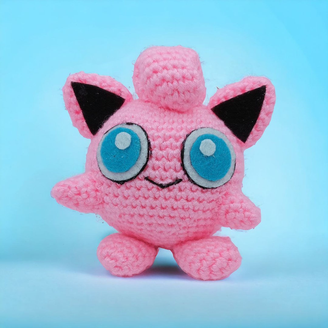 Pokemon Plush Jigglypuff Crochet Amigurumi Pokemon Handmade Gift - Etsy