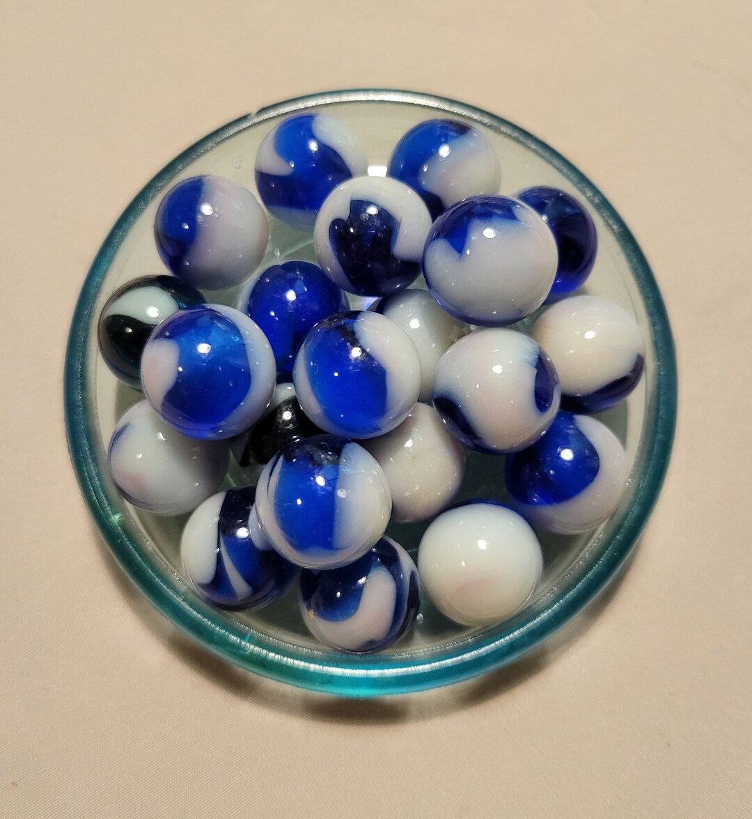 20 Vintage Jabo Marbles Single Color for Crafts or Decor - Etsy