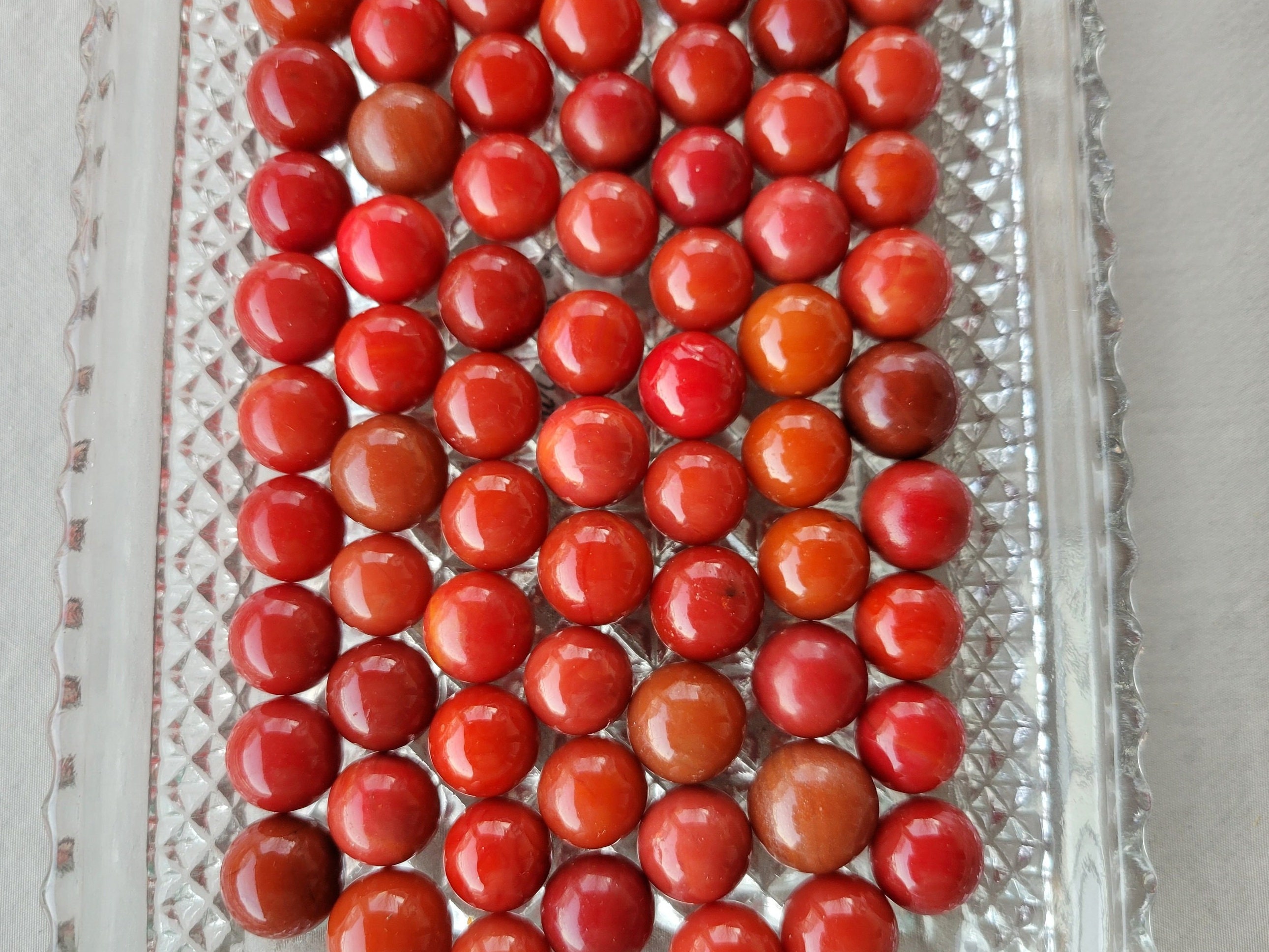 50 Vintage Solid Color Game Marbles for Crafts or Decor - Etsy