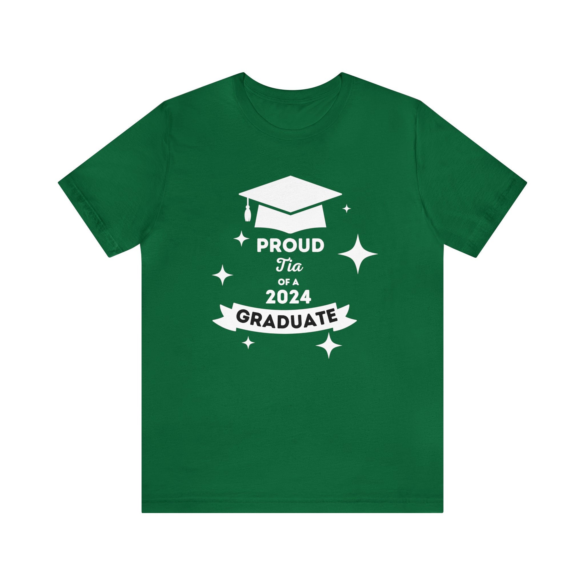 2024 Graduate Tshirt Proud Tia Aunt Family Graduation Gift College High ...
