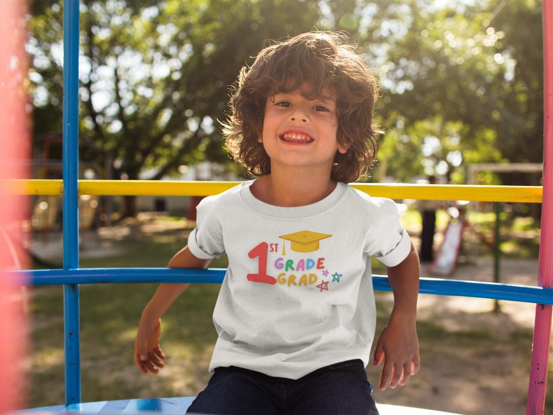 1st Grade Graduation Child Kid Grad Tee Shirt - Etsy