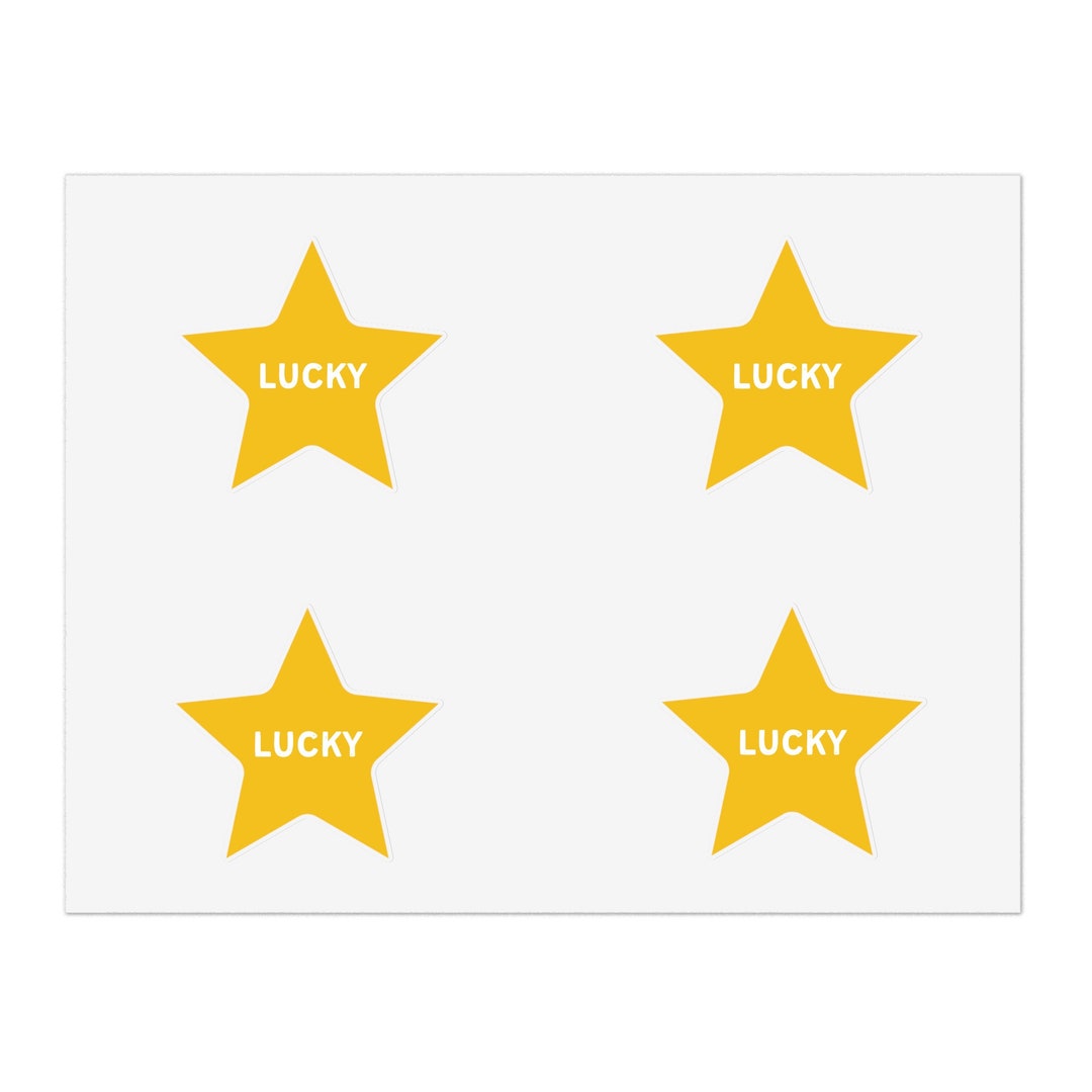 Lucky Stickers, College, Friend, Gift, Crafts, Birthday, Stickers ...