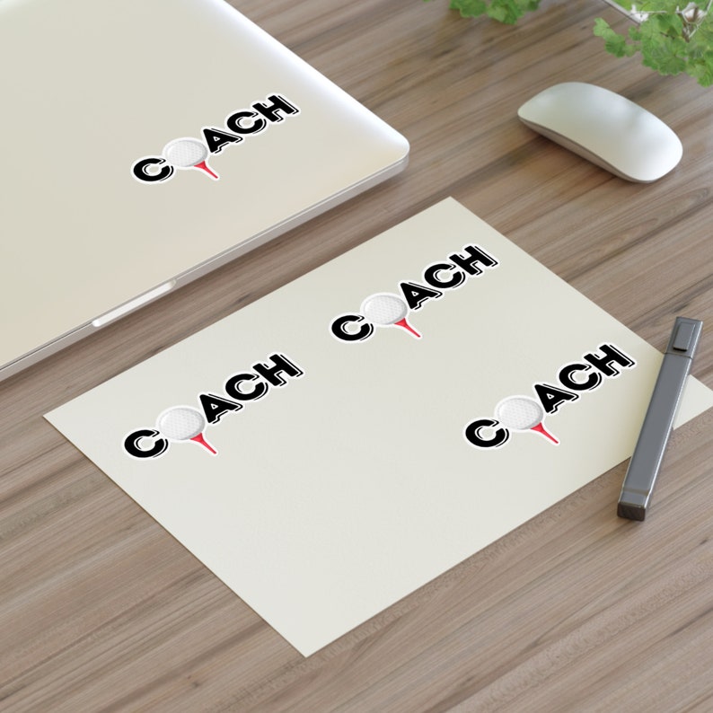 Coach Golf Fun Sticker Pack, College, Teacher, Sports Gift, Friend ...