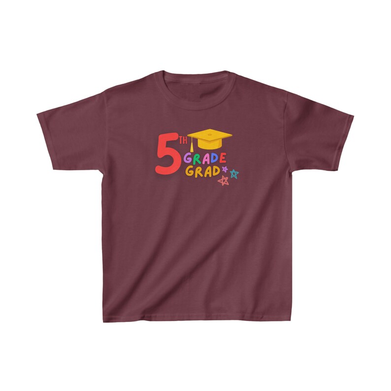 5th Grade Graduation Child Kid Grad Tee Shirt - Etsy