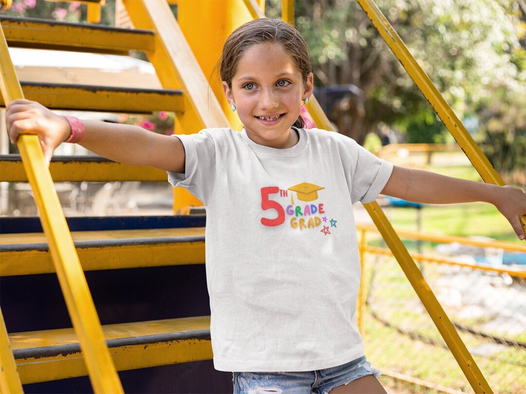 5th Grade Graduation Child Kid Grad Tee Shirt - Etsy