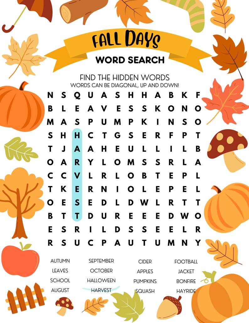 Classroom Word Search for Back to School, Classroom Games, Teacher ...
