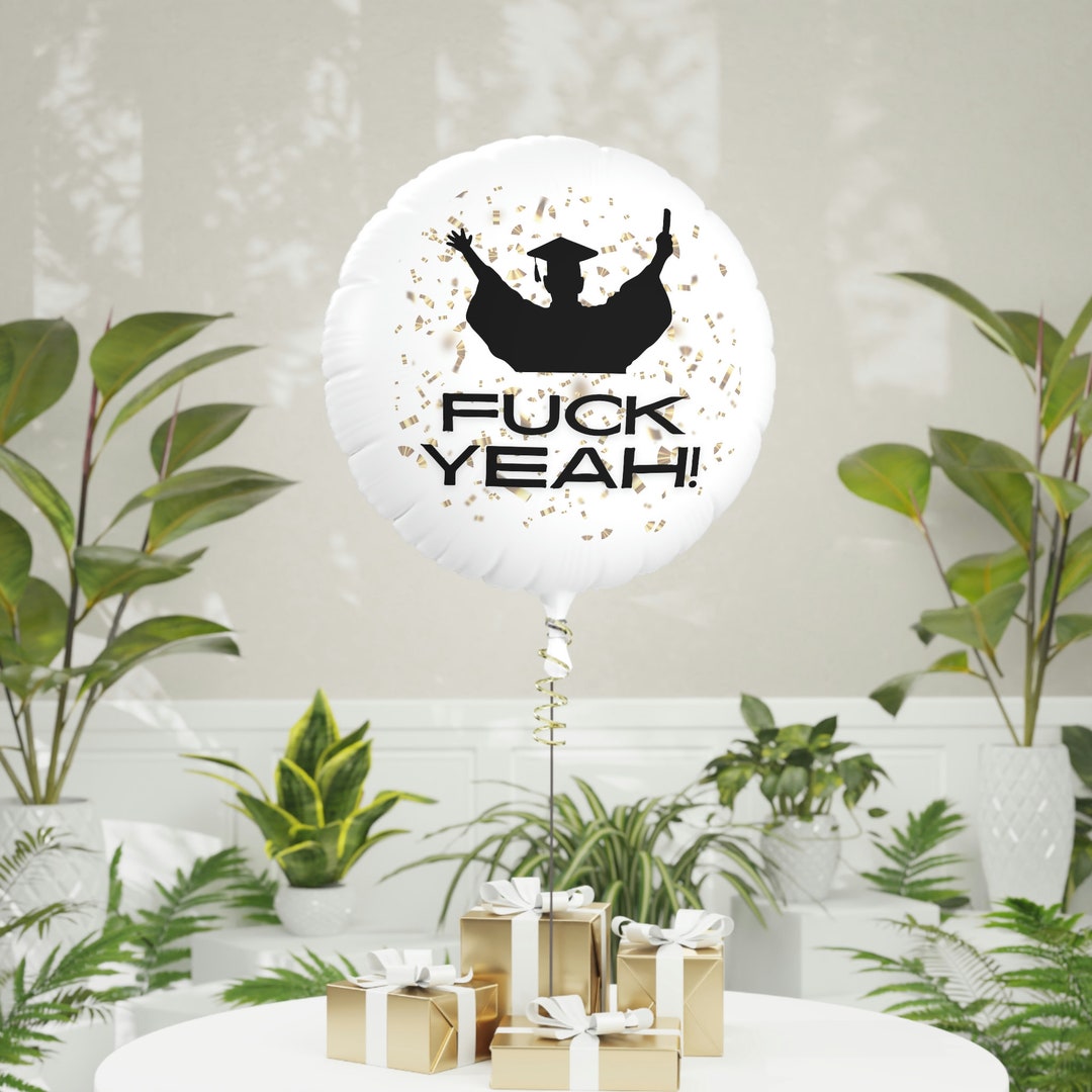 Graduation Mylar Helium Balloon, High School, College, University - Etsy