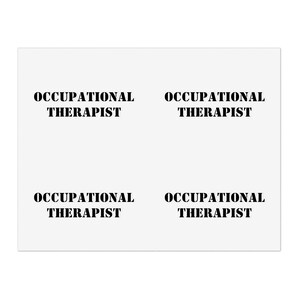 Occupational Therapist OT PT Fun Stickers, College, Friend, Gift ...