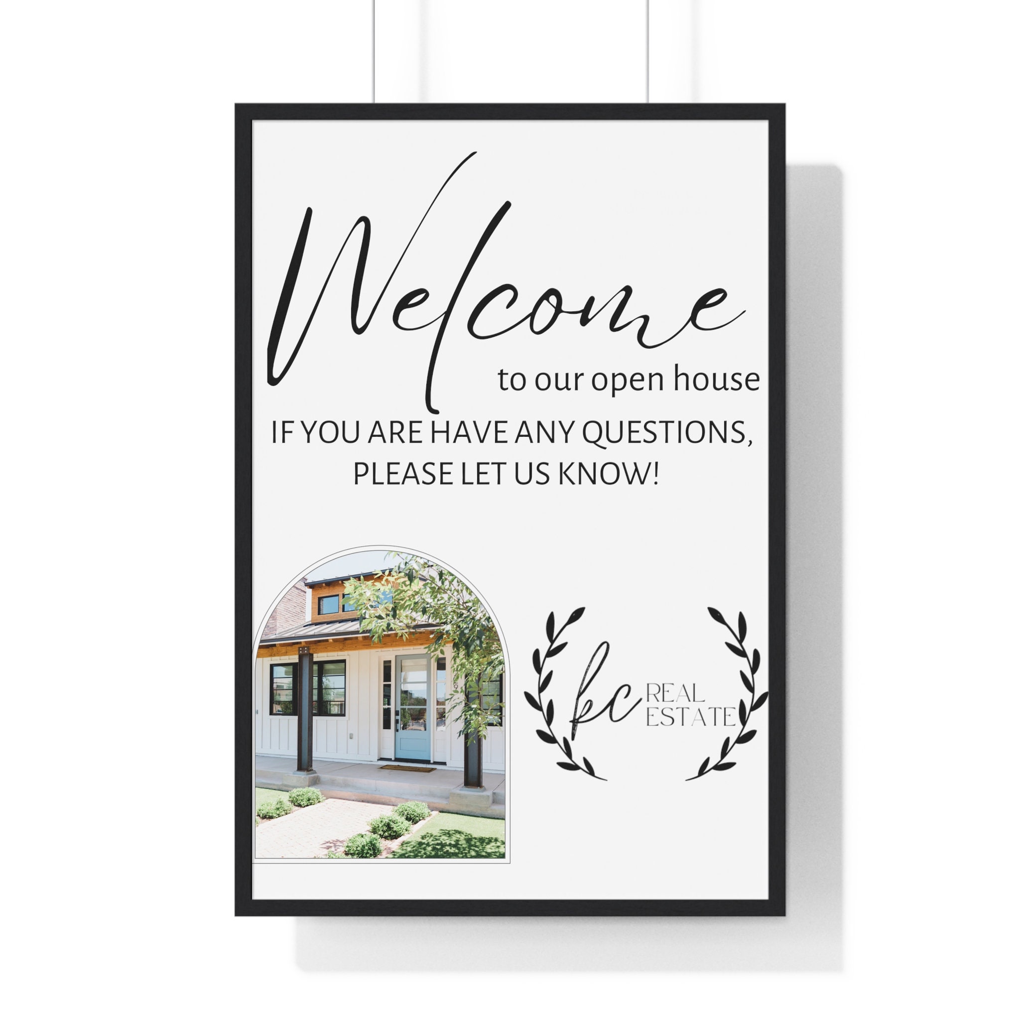 Open House Sign for Real Estate Marketing Realtor Gift for Real Estate ...