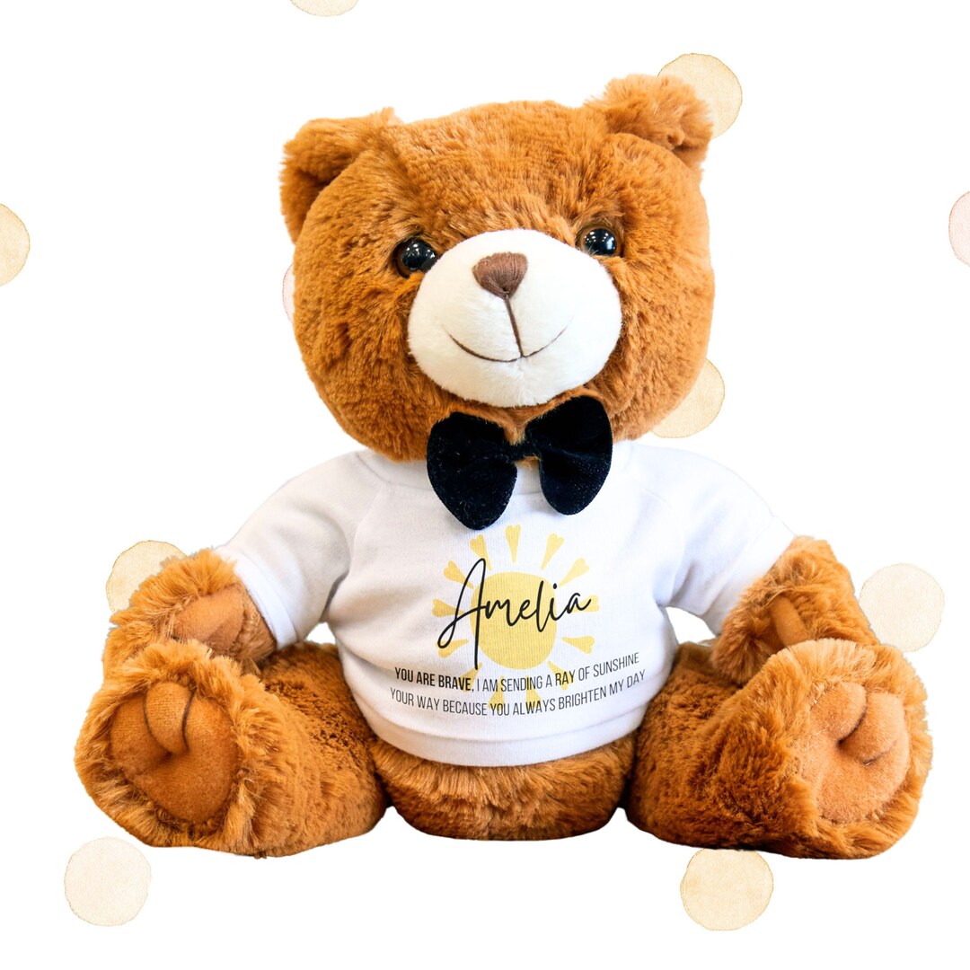 Customized Recovery Teddy Bear for NICU Graduation Bear for Scar Buddy ...