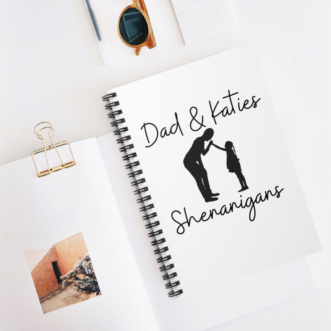 Custom Dad Gift for Father Notebook Custom Fathers Day Memorial Dad ...