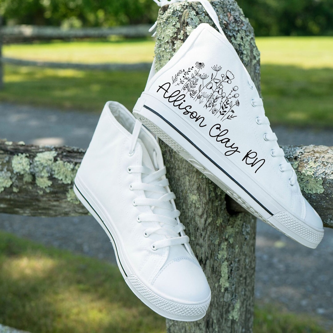 Nurse Graduation Sneakers for Graduation Pictures Custom RN Shoes for ...