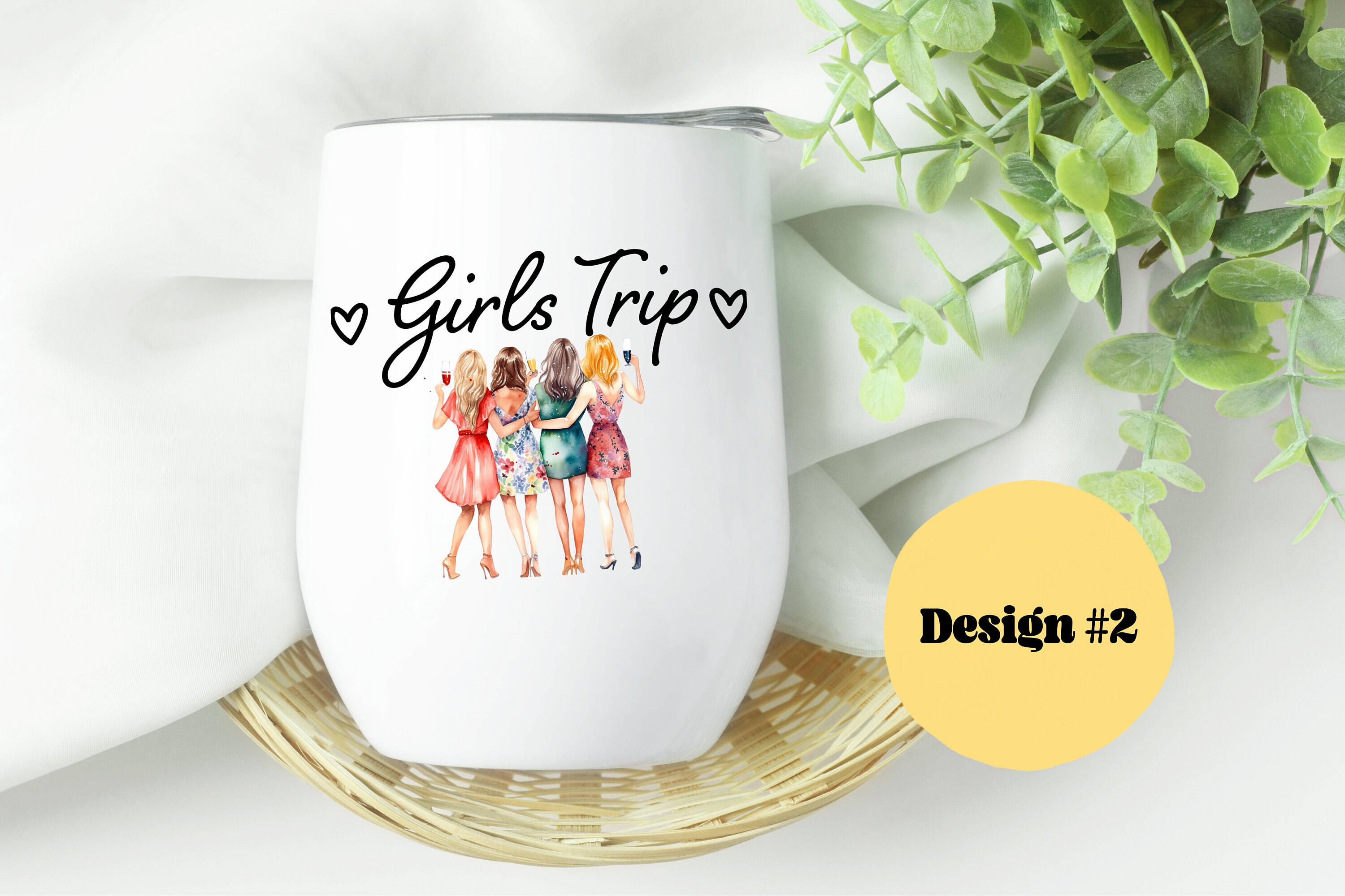 Girls Trip Wine Tumblers for Girls Trip Tumbler for Vacation - Etsy