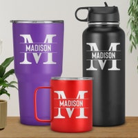 Monogram Cups - Etsy