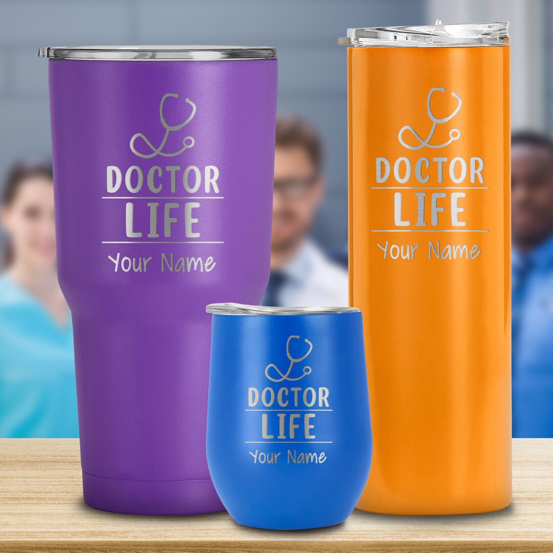 Doctor Life Personalized Name Doctor Tumbler Laser Engraved - Etsy