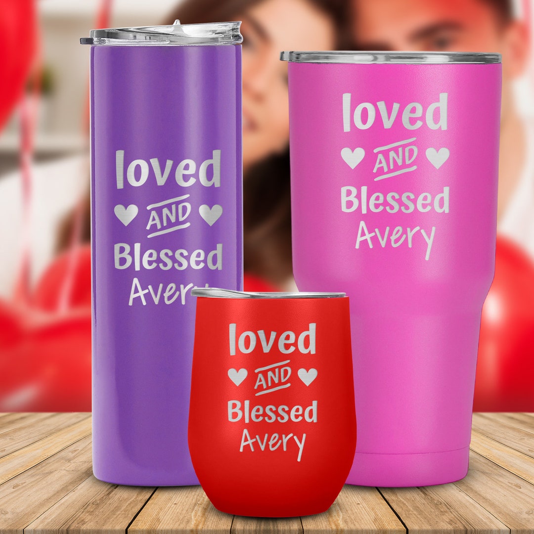 A Gift to Remember the Personalized loved and Blessed Engraved Name ...