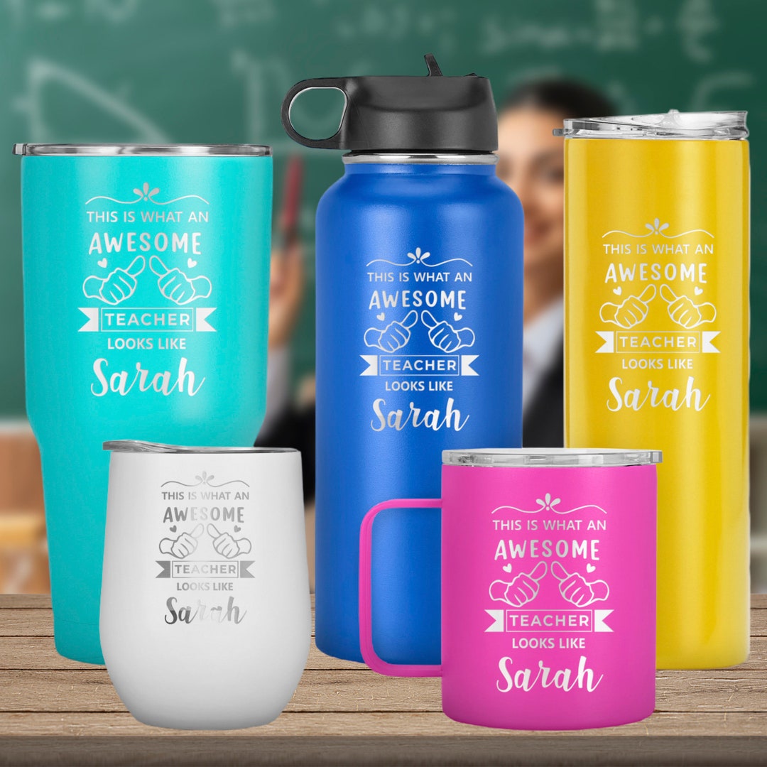 This is What an Awesome Teacher Looks Like Personalized Teacher Mug ...