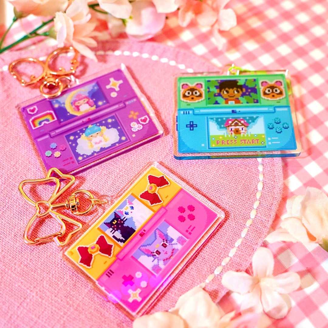 Cute Character 2 Inch Video Game Keychains - Etsy