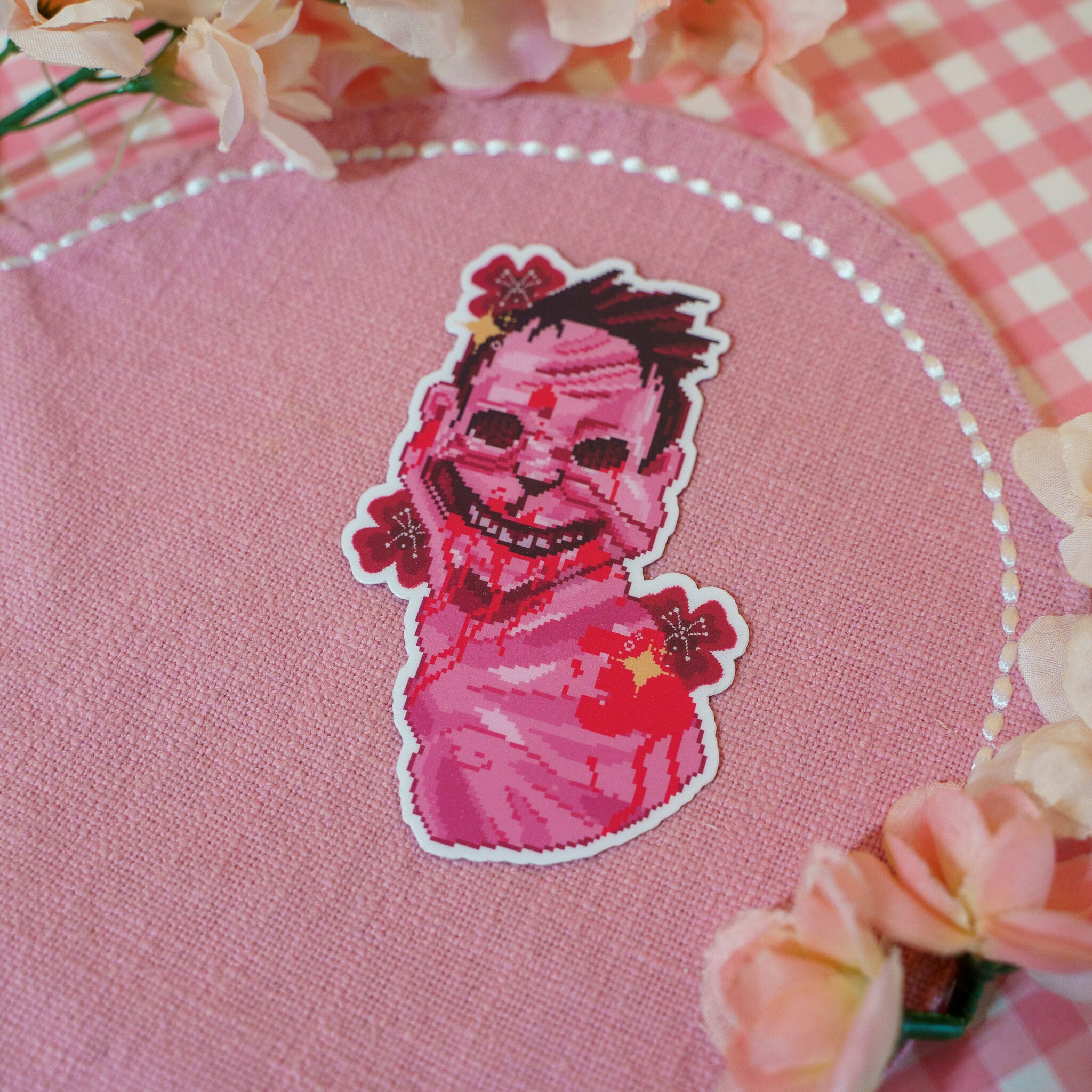 Pink Pixel DBD Horror Killer 3.5 Inch Stickers - Etsy