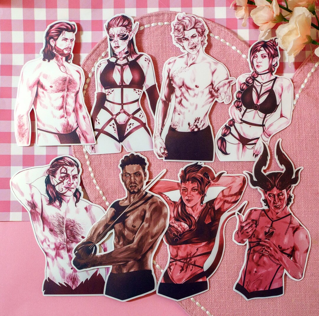 BG3 Sexy Companion Stickers - Etsy