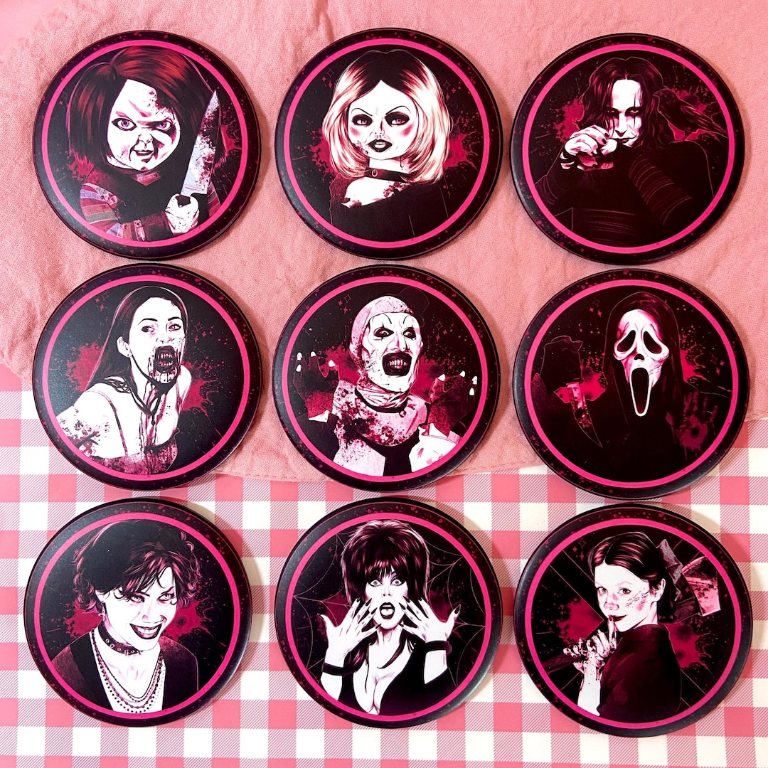 Horror Movie 3 Inch Button Badges for Itabags, Backpacks, Purses - Etsy